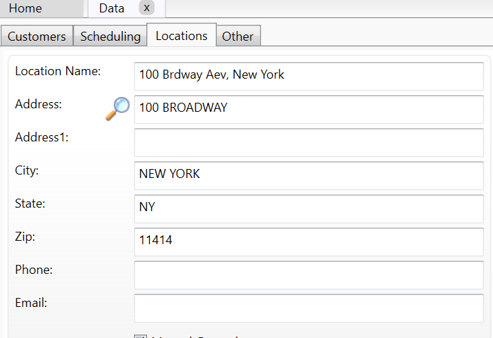 Address Not Geo Coding, and Manually Geo Coding